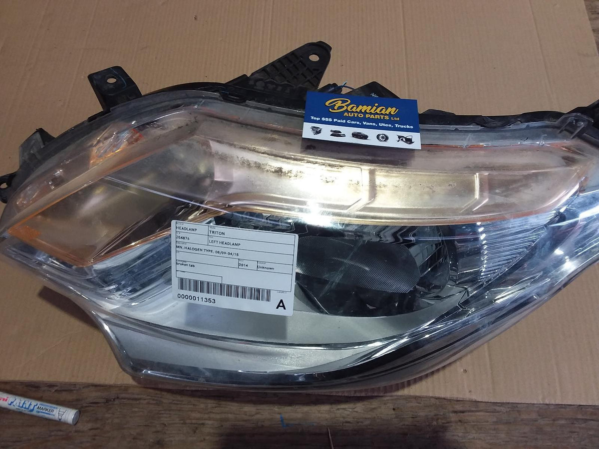 Mitsubishi Triton Triton Left Headlamp — Bamian Auto Parts